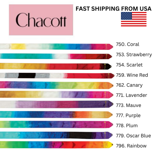 Sasaki, Chacott, Classic and Beginner Rhythmic gymnastics Ribbons for ...