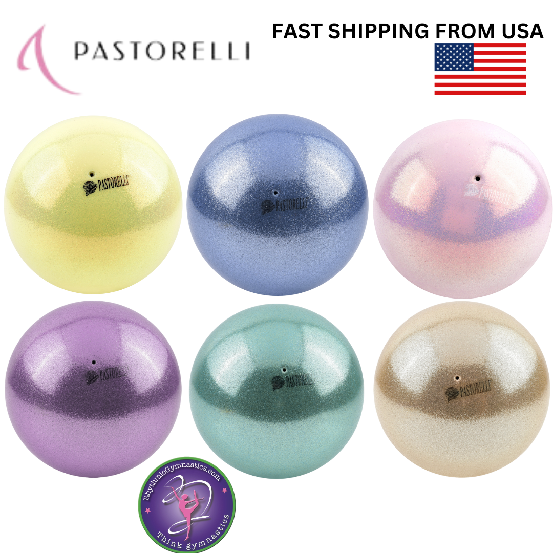 Pastorelli Pastel HV Glitter Ball - 18.5 cm FIG APPROVED – Rhythmic ...