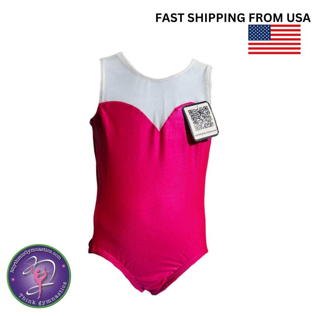 Sweet Pink Gymnastics Leotard for Girls – Rhythmic Gymnastics