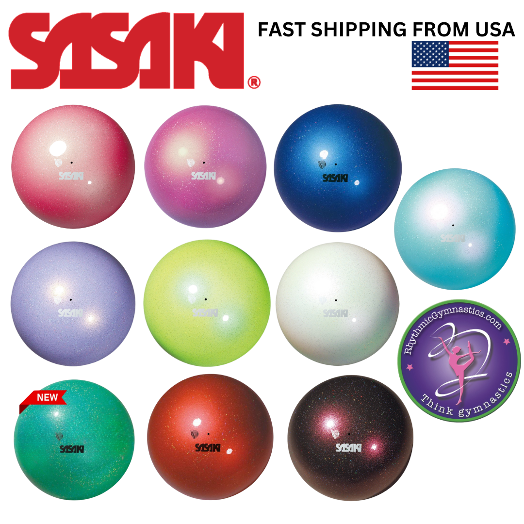 Sasaki Rhythmic Gymnastics Ball M-207AU-F Aurora 18.5cm FIG APPROVED