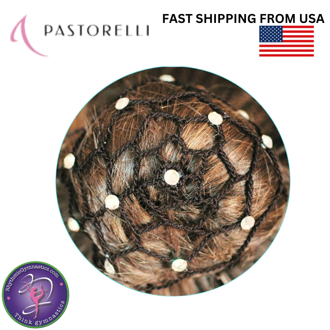 Pastorelli Net Black Hair with Rhinestones – Rhythmic Gymnastics